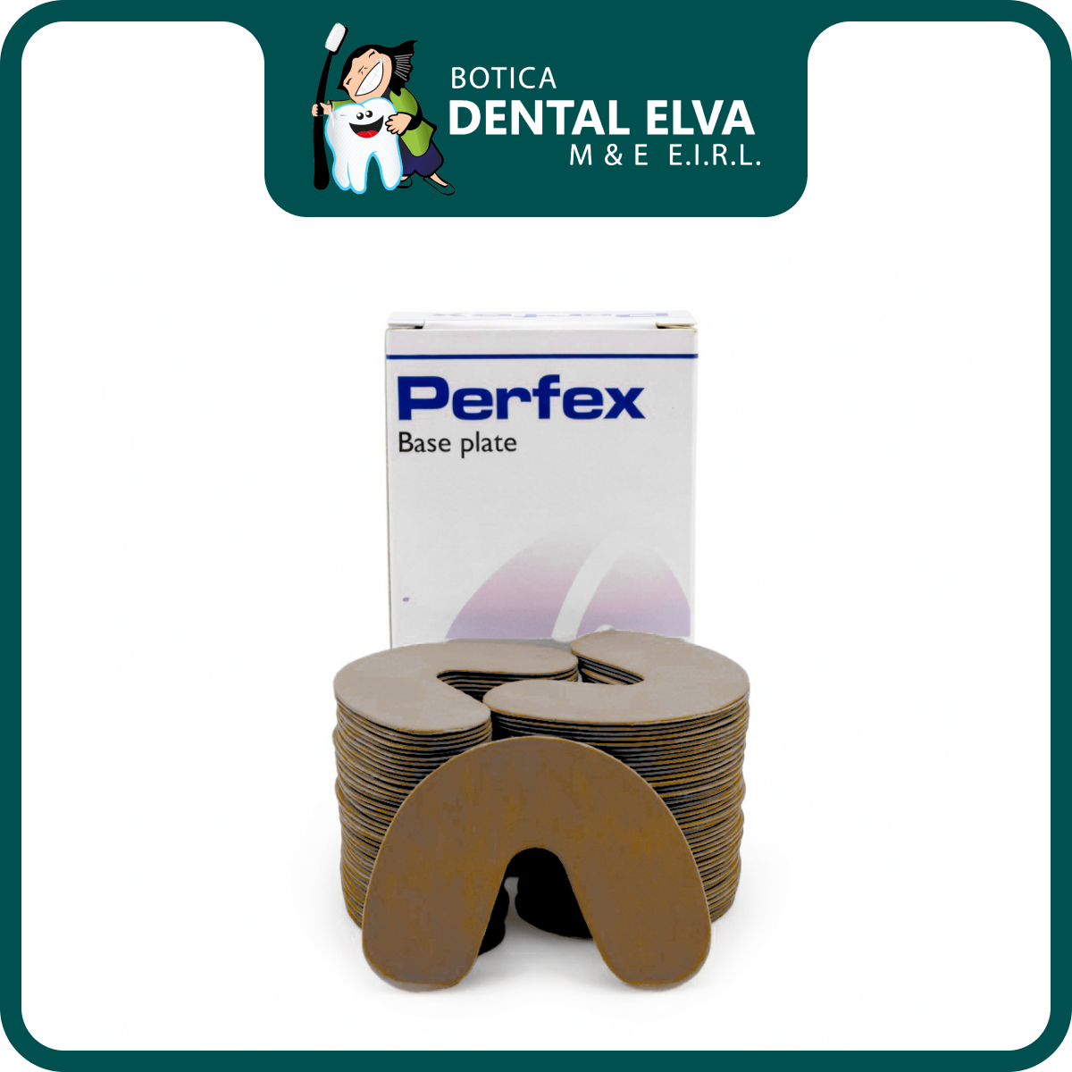 Placa Base Shellac Perfex x und - Termoplástico para Prótesis